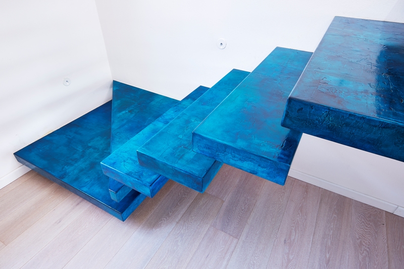 Scale a Sbalzo Scale Interne di Design - Ghost Resin - Alfa ScaleAfaScale